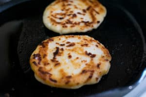 Arepas con Queso (Cheese Arepas) - Thrift and Spice