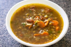 Sopa de Lentejas (Mexican Lentil Soup) - Thrift and Spice