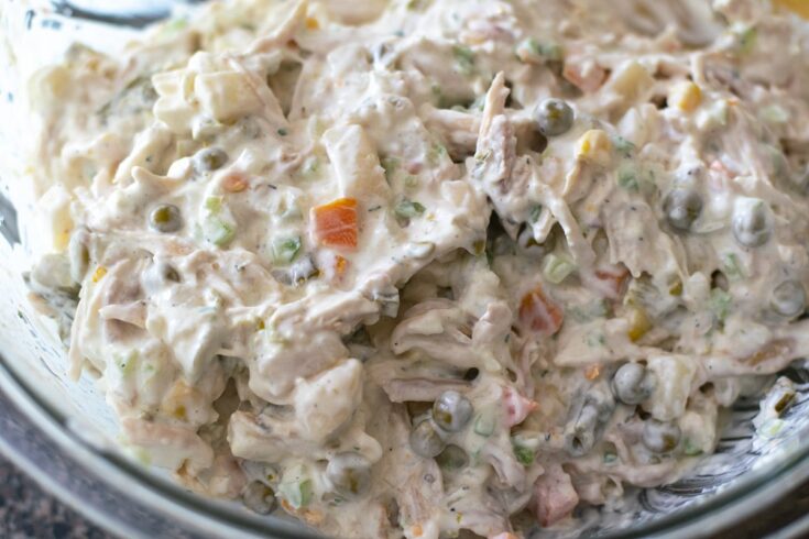 Ensalada de Pollo Mexicana (Easy Mexican Chicken Salad)