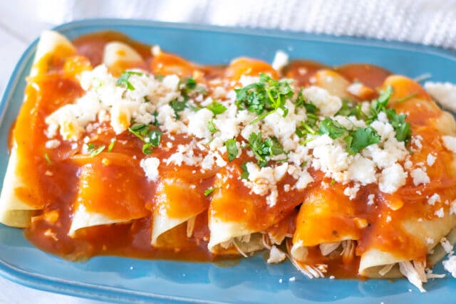 Entomatadas de Pollo (Chicken Entomatdas) - Thrift and Spice