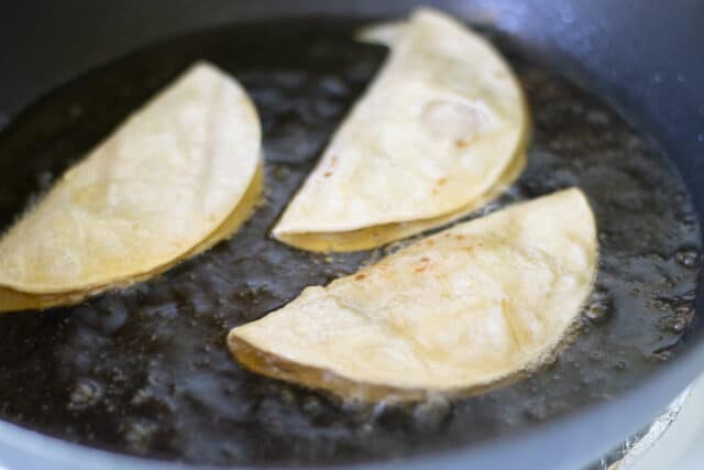 Fried Ground beef Tacos Recipe - Thrift and Spice