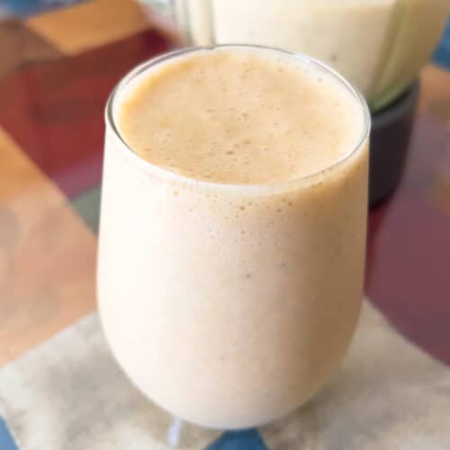 Oat Milk Breakfast Smoothie with Banana - Thrift and Spice