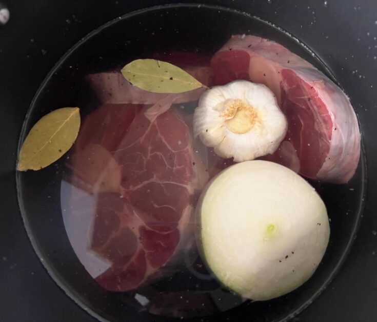 Cocido Recipe (Mexican Beef Soup) - Thrift and Spice
