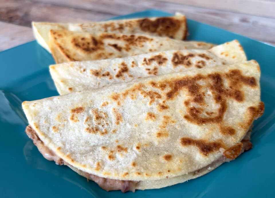 Bean and Cheese Tacos Recipe - Thrift and Spice