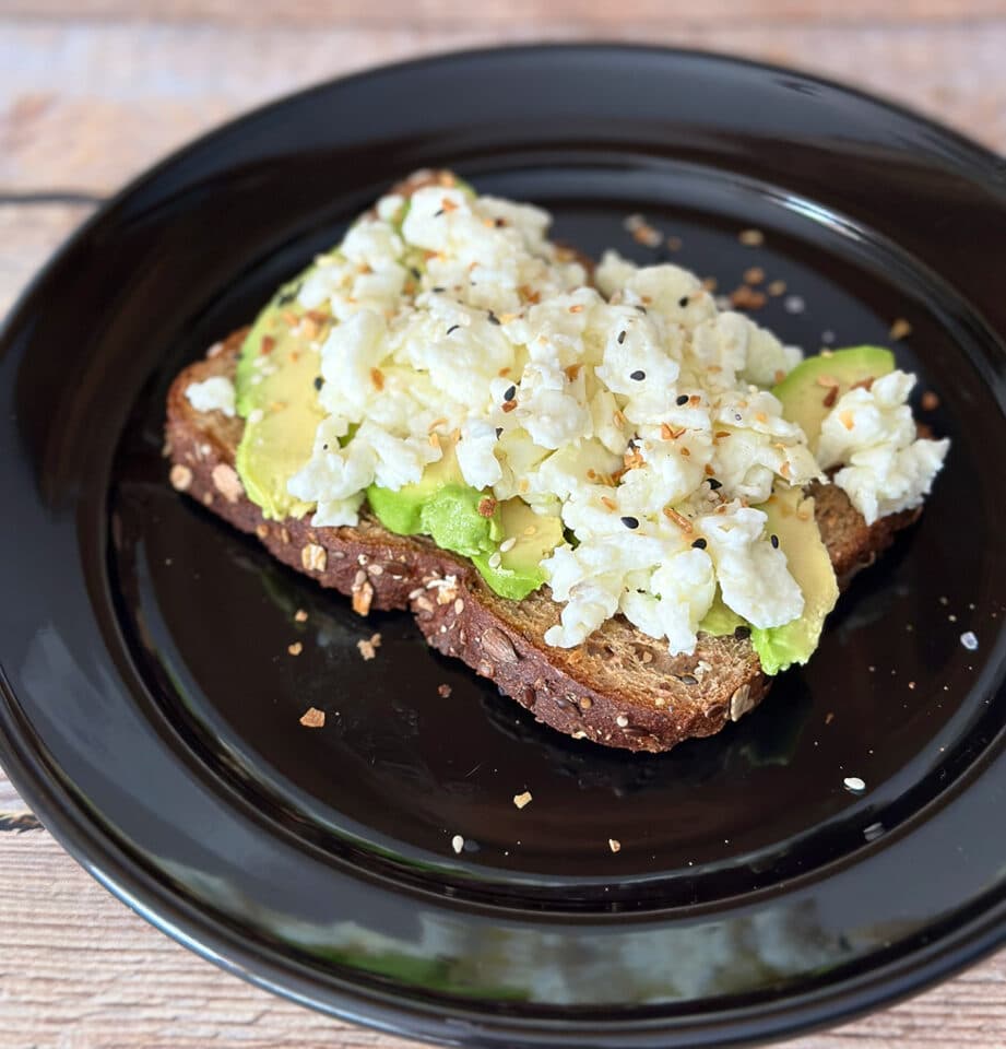 Avocado Egg White Toast Recipe - Thrift and Spice
