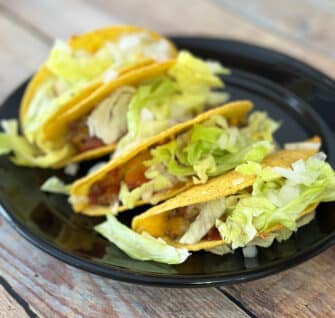 Crunchy Ground Beef Tacos Recipe - Thrift and Spice