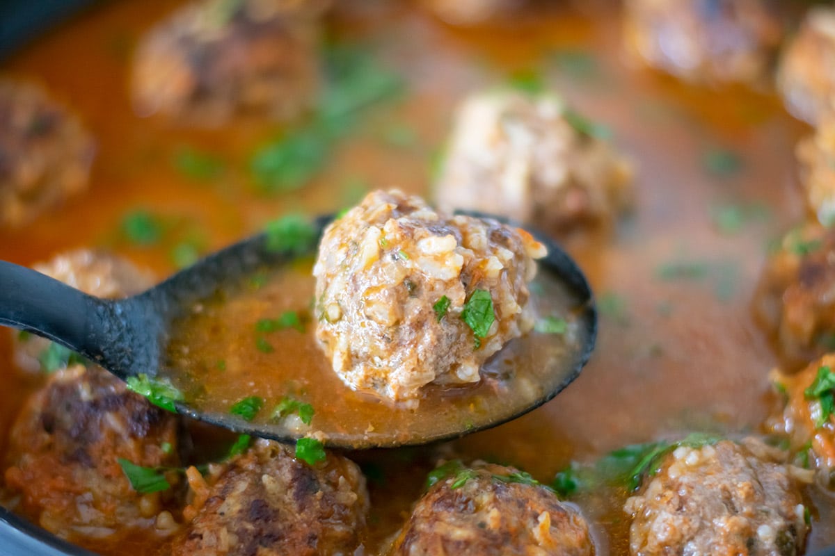 Albondigas Mexicanas (Mexican Meatballs) - Thrift and Spice