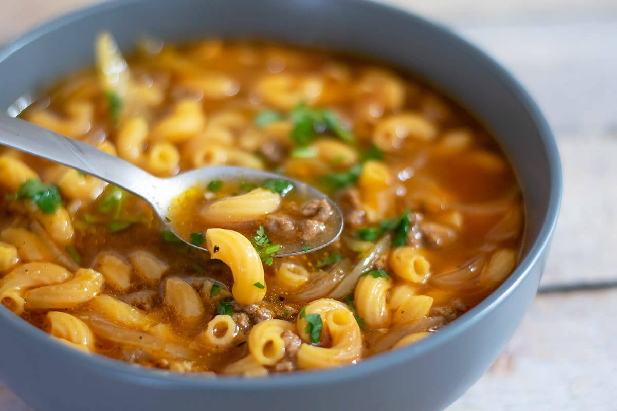 Sopa de Coditos (Mexican Macaroni Soup) - Thrift and Spice