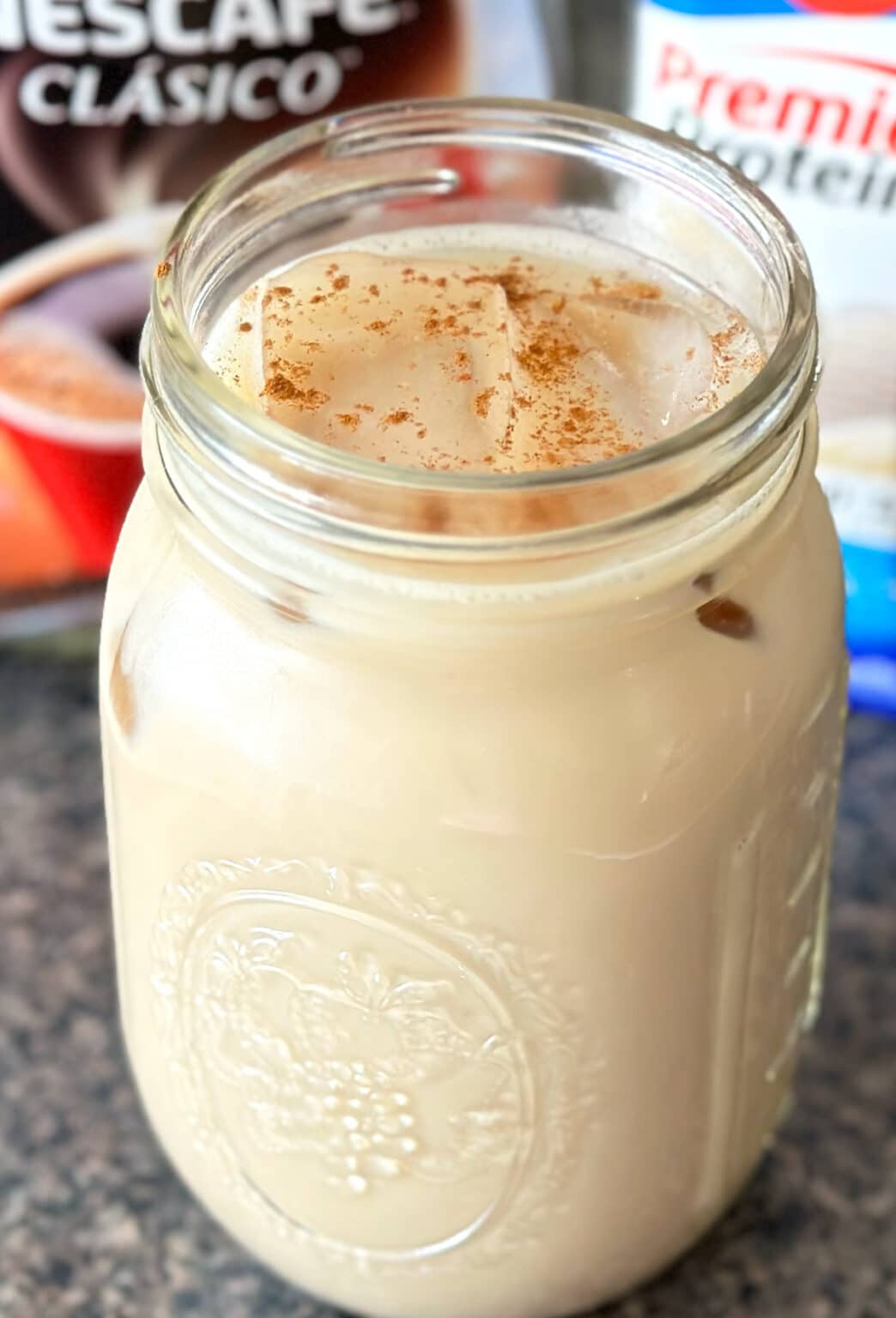 Protein Iced Coffee Recipe (Proffee) - Thrift and Spice
