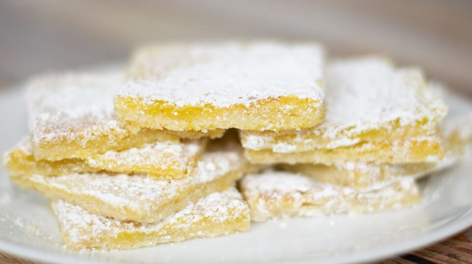 Lemon Squares Recipe - Thrift and Spice