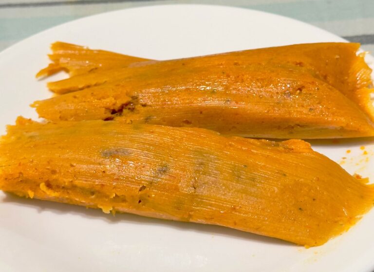 Pork Tamales Without Lard (Easy Tamales de Puerco Recipe)
